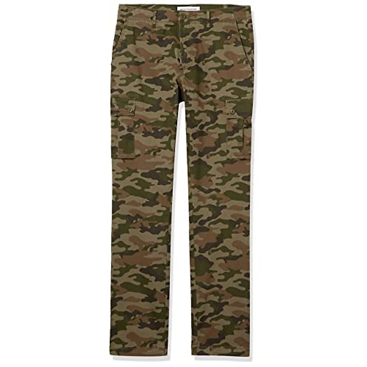 Amazon Essentials Men's Slim-Fit Stretch Cargo Pant (Available in Big & Tall), Green Camo, 30W x 30L