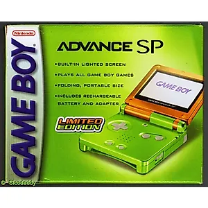 Game Boy Advance SP Limited Edition Lime/Orange