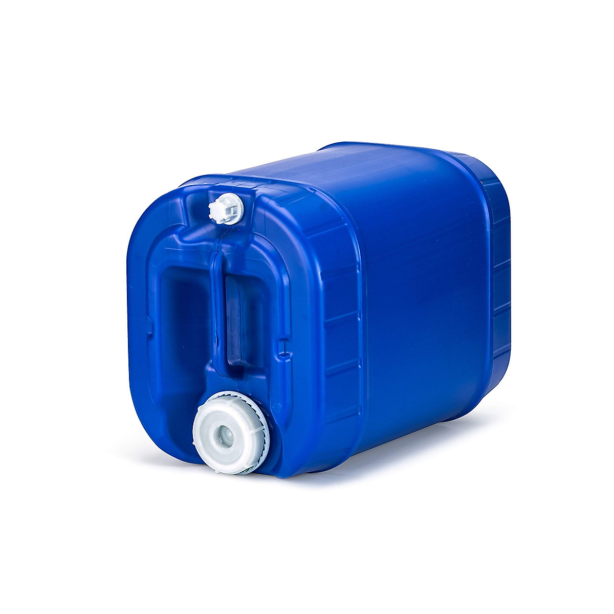 Emergency Water Storage 5 Gallon Water Tank - 20 Gallons (4 Tanks) - 5 Gallons Each w/Lids + Spigot & Water Treatment - Food Grade, Portable, Stackable, Easy Fill - Survival Supply Water Container