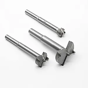 Bonsicoky 20Pcs Forstner Drill Bit Set 14-50mm, Carbide Woodworking Hole Saw Set, Flat Wing Counterbore Drill Bit Set with Plastic Storage Box for Wood Drilling