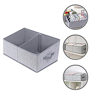 Foldable Storage Bins Handles Closet Baskets Organizing Clothes Foldable Clothing Basket Containers Shelves
