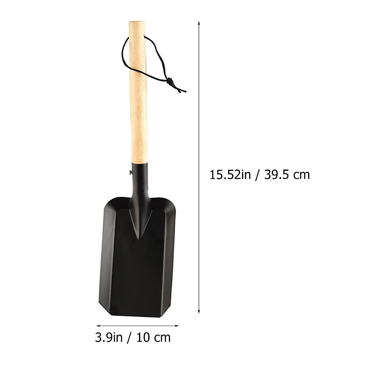Fireplace Ash Shovel Long Hanging Strap Coal Shovel Coal for Wood Stove Hand Shovel Fire Stove Fireplace Trowel Ash Sweep
