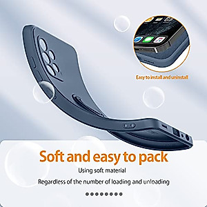 AYSZNBLA for Samsung Galaxy Z Flip 3 Case,with 360°Rotatable Ring Holder Kickstand & Strap Lanyard Premium Liquid Silicone Slim Shockproof Protective Case for Samsung Galaxy Z Flip 3,Blue