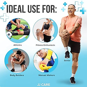 JJ CARE Knee Patches - 14 Pcs Knee Patches for Pain Relief Extra Strength - 5.5" x 3.9" Pain Relief Patch for Knee, Knee Pain Relief Patch for Arthritis, Inflammation, Sciatica, Muscle & Joint