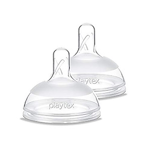 Playtex Baby Naturalatch Comfort Nipples, Fast Flow, 2 Count (Pack of 1)