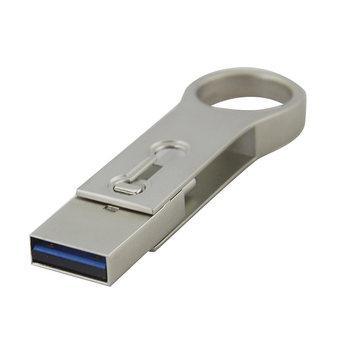 Usbkingdom 32GB USB 3.0 Type C Dual OTG Flash Drive,Waterproof Metal Key Ring USB-C USBC Thumb Drive Memory Stick for New Macbook Pro, Samsung Galaxy S8,S8 Plus,Note 8, LG G6,V30, Google Pixel XL