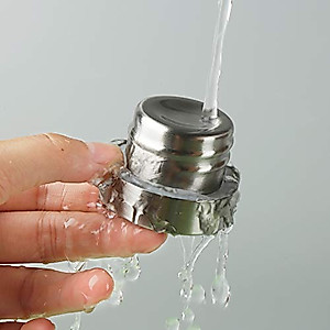 GOOFIT Insulated Thermos with Cup Outdoor Sports Stainless Steel Thermos Vacuum Sealed Coffee Bottle Travel Mug Thermos Flask BPA Free Keeps Cold 24H Hot 24H 27Oz Silver