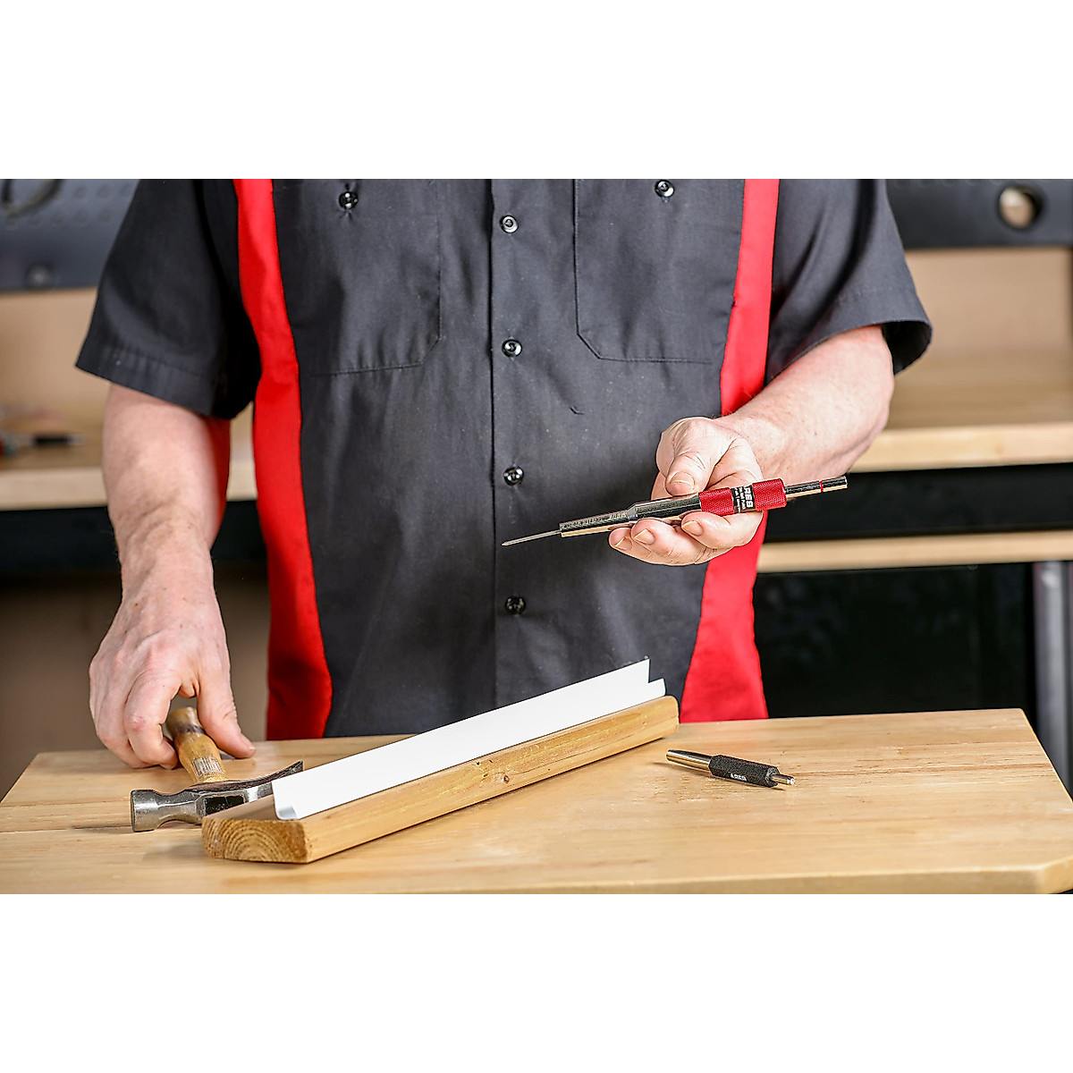 ARES 10117 2-Piece Trim Nail Punch Set 6-Inch and 7.5-Inch Punches Drive Nails Up to 1-1/4-Inch (31.2mm)