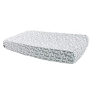 Bebe au Lait Classic Muslin Changing Pad Cover, 100% Cotton Muslin, One Size Fits Most - Just Be