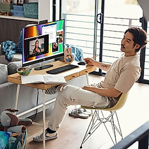 HP 27 All-in-One Touch Desktop 1TB SSD 64GB RAM (AMD Ryzen 7 with 8 cores and Max Boost to 4.50GHz, 1 TB SSD, 64 GB RAM, 27-inch FullHD Touchscreen, Win 11) PC Computer Essential Pavilion