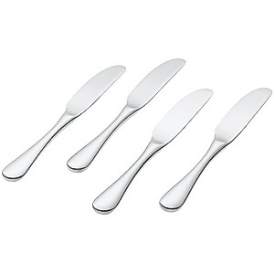 Ginkgo International Firenze Stainless Steel Butter Spreaders, Set of 4