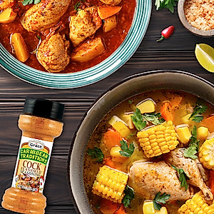 Caribbean Traditions Cock Seasoning - 2 Pack - Jamaican Cock Flavored Seasoning - Poultry Seasoning & Chicken Seasoning for Grilling