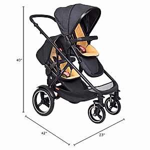 Phil & Teds 2019 Voyager Buggy with Doubles Kit (Butterscotch)