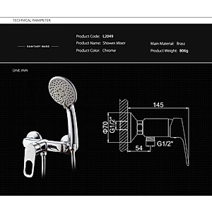 DWSS kitchen taps Chrome Plated Bathroom Bathtub Faucets Mixer Shower Set Tap With Hand Brass Bathroom Bathtub Faucet Shower Head Set