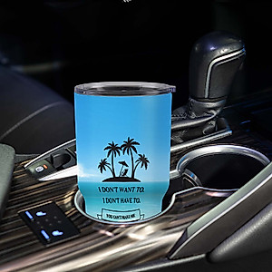 Retirement Gifts for Women, Happy Retirement Travel Tumbler Cup, Retired Gifts for Women Coworker, Vacuum Insulated Stainless Steel Tumbler With Lid 30oz