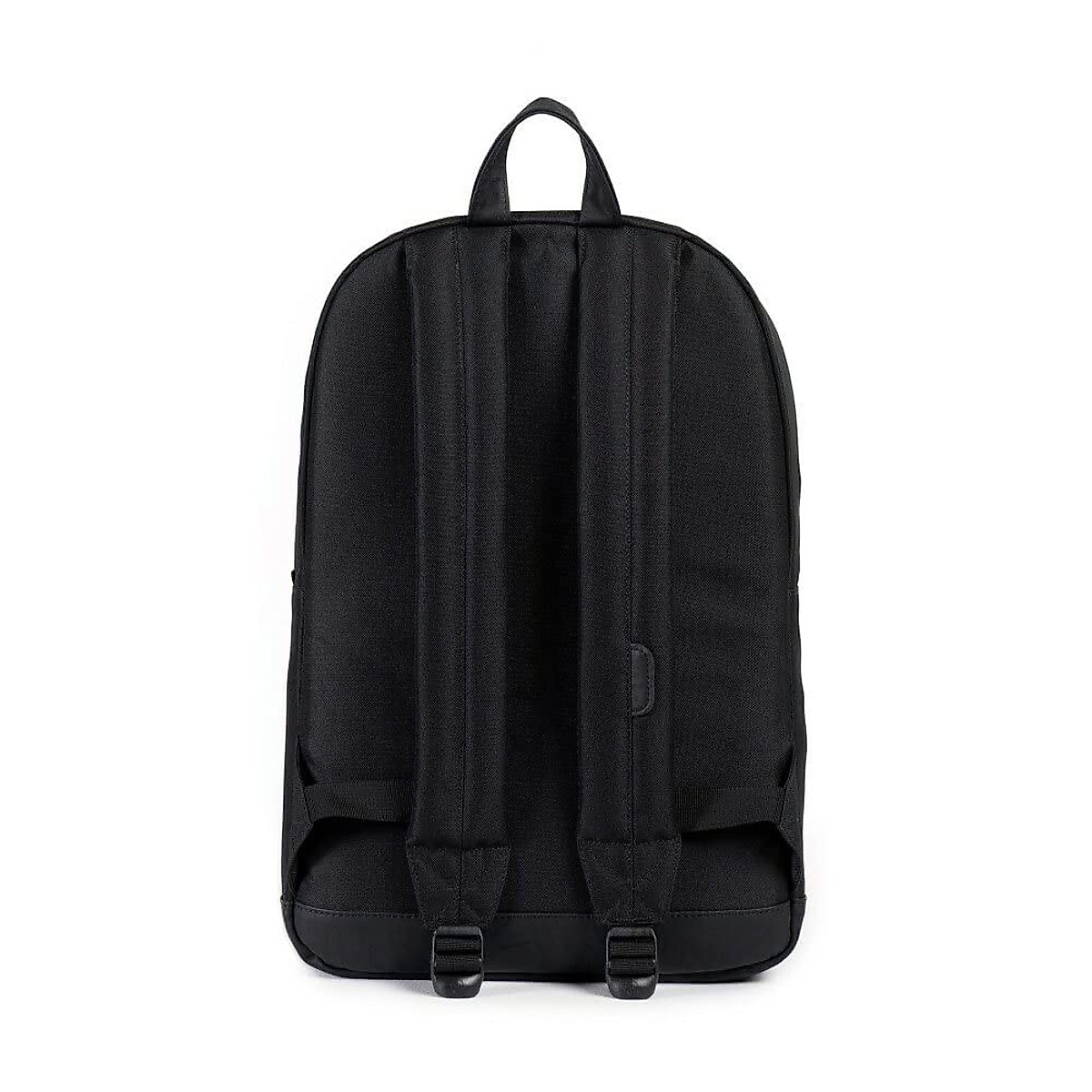Herschel Pop Quiz Backpack, Black/Black Synthetic Leather, Classic 22L