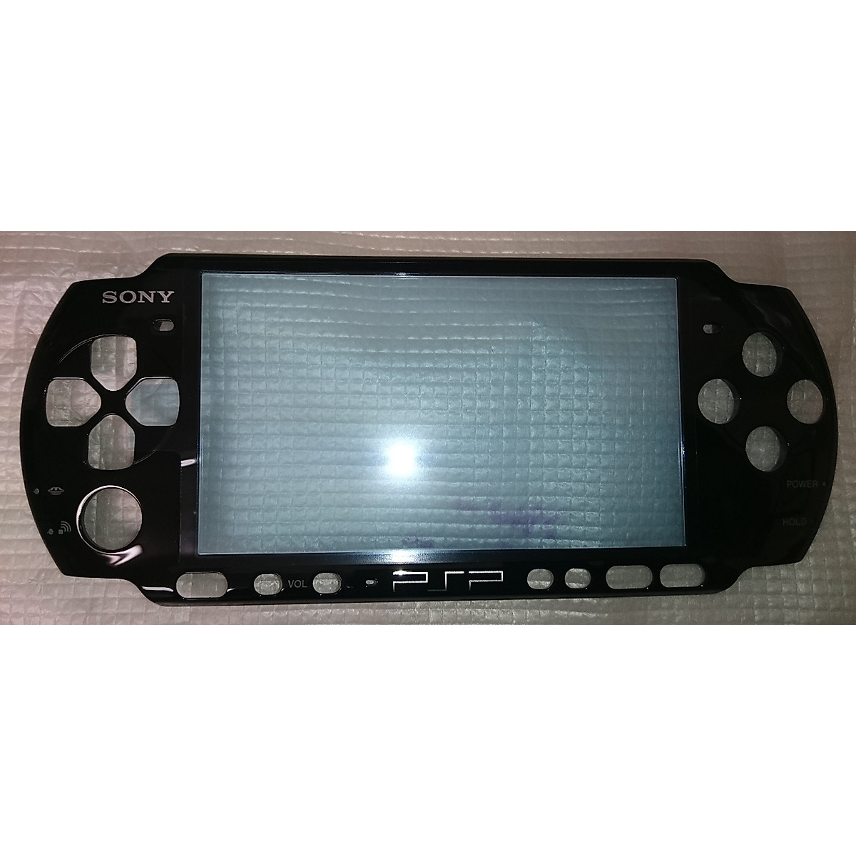 TOTALCONSOLE OEM Component faceplate for PSP 3000/3001 / 3002 Faceplate - Piano Black (TC-95250)