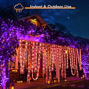 Brizled Lighted Halloween Creepy Blood Gauze Cloth, 16.4ft 50 LED Bloody Cloth Halloween String Lights, Steady ON/Twinkle Spooky Fabric Bloody Strip with Lights Haunted House Staircase Windows Decor