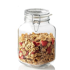 Bormioli Rocco SYNCHKG017035 Fido Glass Canning Jar Italian