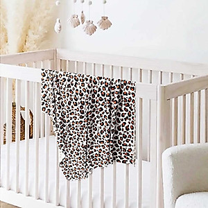 Konssy Baby Girl Newborn Receiving Blanket with Headband Set Baby Swaddle Nursery Swaddle Wrap