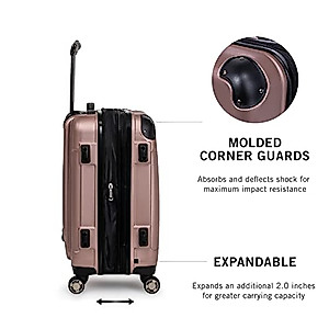 Kenneth Cole Renegade_Collection, Rose Gold, 20-Inch Carry On