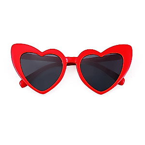 FEISEDY Vintage Heart Shaped Sunglasses Women Stylish Love Eyeglasses B2421-P1