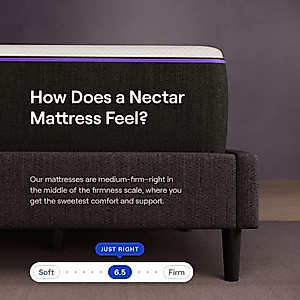 Nectar Premier King Mattress 13" - Medium Firm Gel Memory Foam Mattress - 5 Layers of Comfort - Dual Action Cooling Tech - 365-Night Trial - Forever Warranty,White