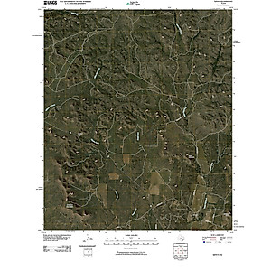 2010 Sanco, TX - Texas - USGS Historical Topographic Map : 18in x 24in