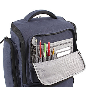 J World New York Novel Laptop Backpack, Navy, One Size