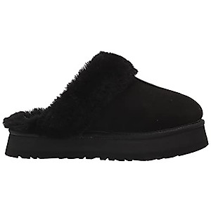 UGG Women's Disquette Slipper, Black, 8