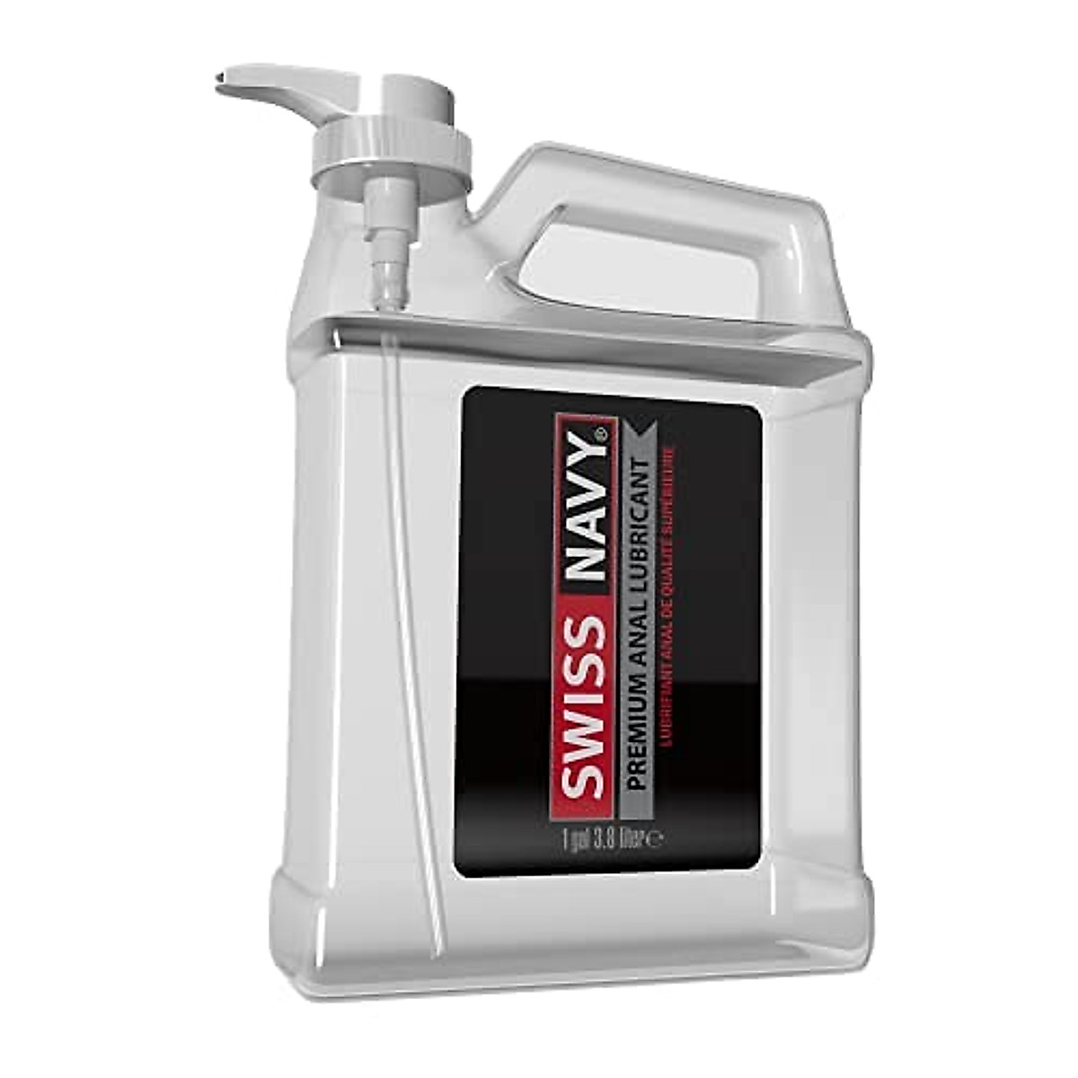 Swiss Navy Premium Silicone Based Gallon 128 Ounce Personal Lubricant Gel Latex Safe Long Lasting Lubrication Lube for Men Woman Couples, Works Underwater Paraben & Glycerin Free