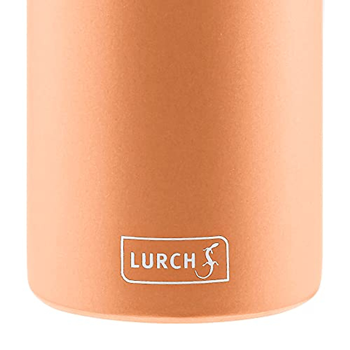 Lurch Germany Thermal Bottle for Hot and Cold Drinks Made of Double-Walled Stainless Steel (Pearl Orange, 16, oz. | 0.5l)