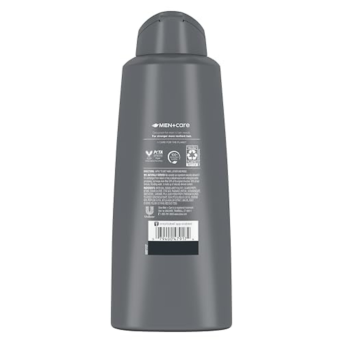 DOVE MEN + CARE Men 2 in 1 Shampoo and Conditioner Eucalyptus + Birch for Healthy-Looking Hair Naturally Derived Plant Based Cleansers 20.4 oz