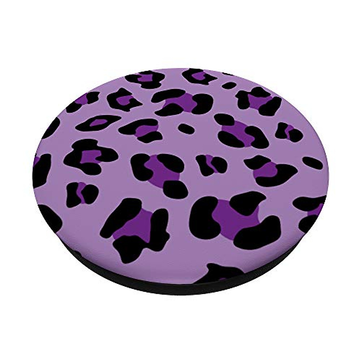 Purple Leopard Cheetah Print Animal For Women Girls Cute PopSockets PopGrip: Swappable Grip for Phones & Tablets