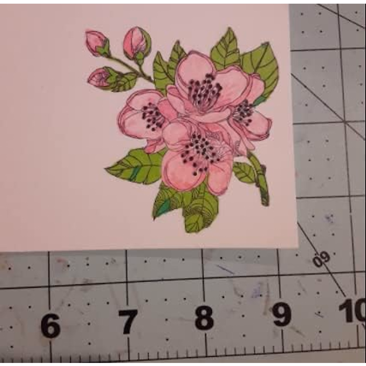 KWELLAM Flowers Clear Stamps for Card Making Decoration and DIY Scrapbooking