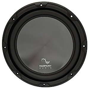 Harmony Audio HA-R124 Compatible with Chevy Corvette 1997-2004 Coupe C5 Z06 Rhythm Series 12" - Package Sub, HA-A400.1 Class D Mono 800W Sub Amp and GM1X12-07-04-CORVT Single Hatch Enclosure Sub Box