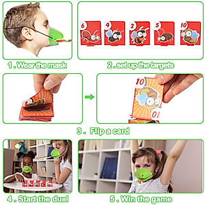 LOMIMOS 2PCS Catch Bugs Game,Chameleon Tongue Family Board Tabletop Memory Interaction Educational Game for Kid Ages 4-10 Halloween Christmas Birthday Party Gift