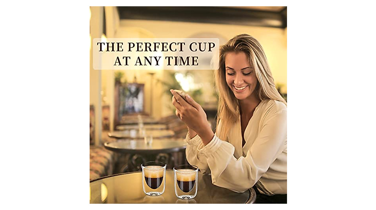 PARACITY Double Insulated Espresso Cups Set of 2