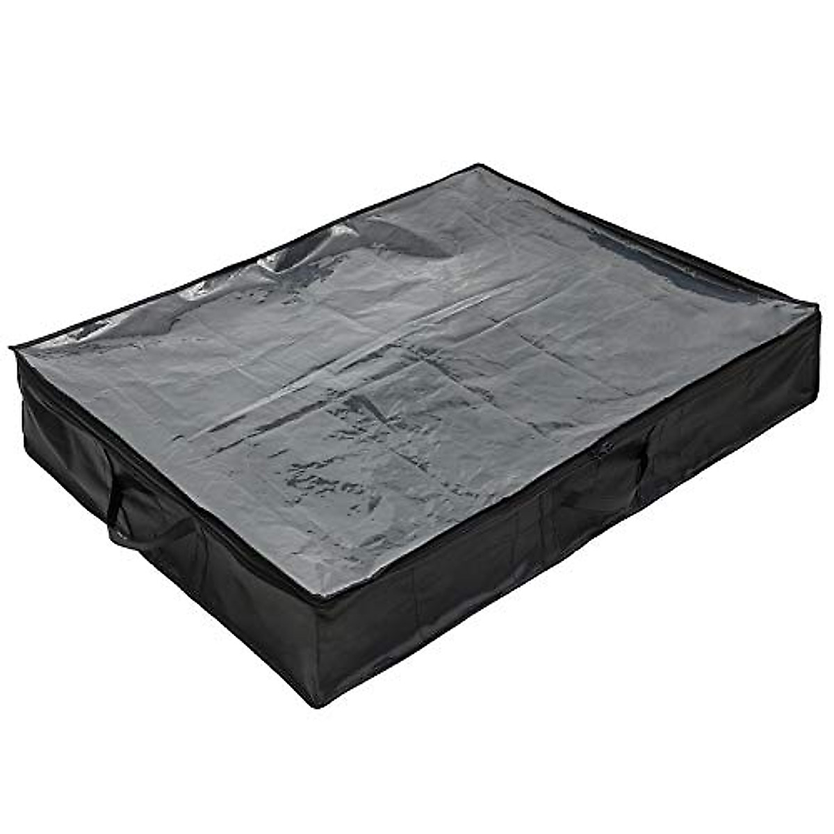 Surblue 12 Pairs Under Bag Shoe Organizer Storage Bag size 2 Pair (Black)