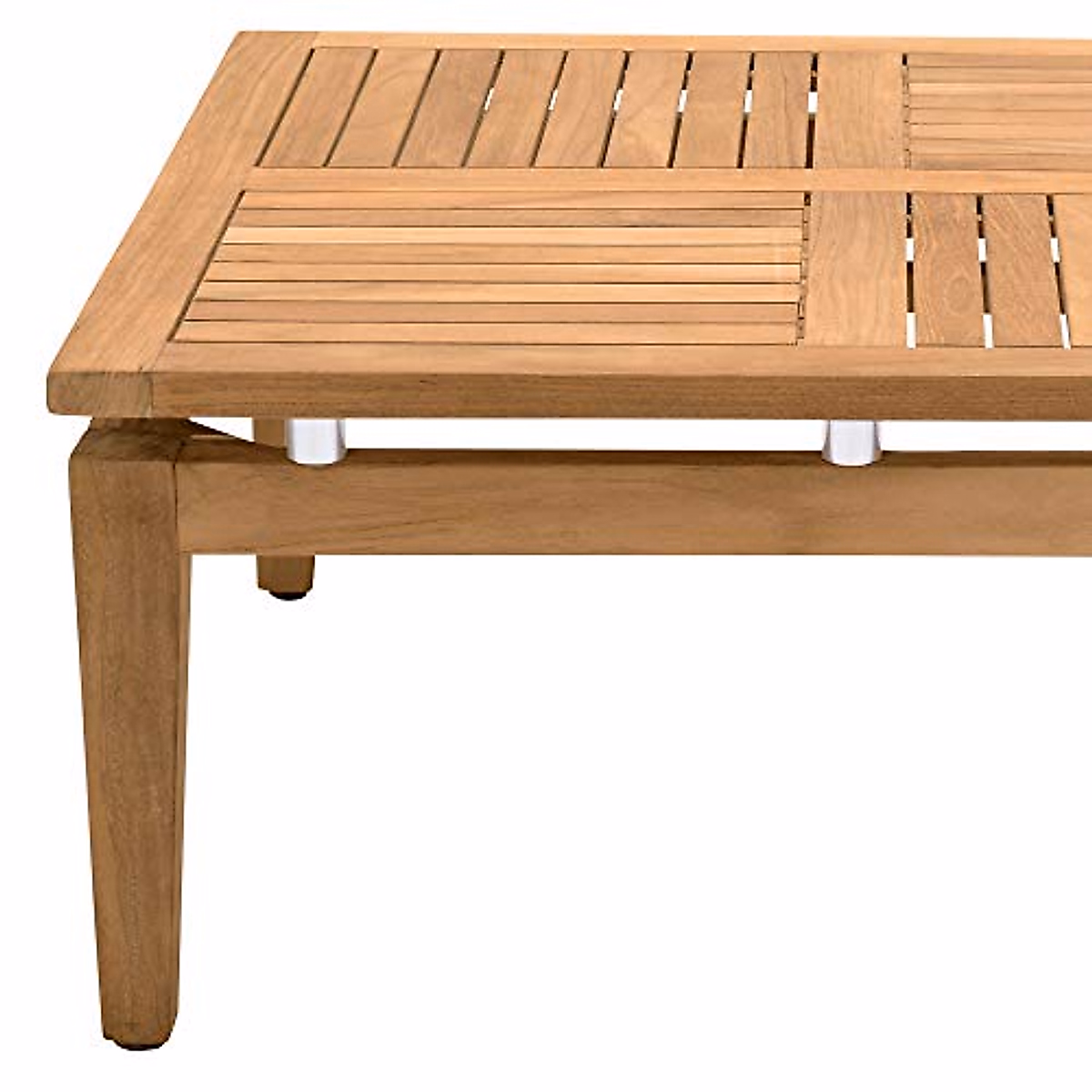 ARMEN LIVING LCARCOTK Arno Outdoor Square Teak Wood Coffee Table