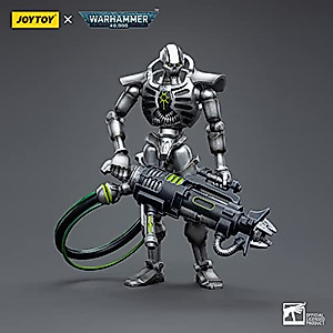 JoyToy 1/18 Warhammer 40,000 Action Figure Necrons Sautekh Dynasty Immortal with Tesla Carbine Collection Figure