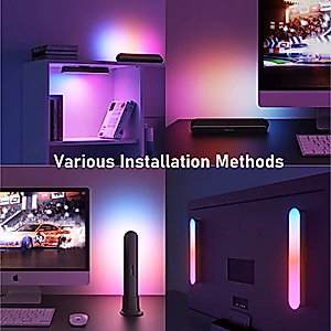 ZUUKOO LIGHT Smart LED Light Bar, RGB Smart LED Lamp with 19 Dynamic Modes and Music Sync Modes, TV LED Backlight, Mood Lighting, Ambient Lighting for Gaming, Movies, PC, TV, Room Decoration