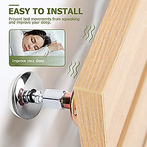 DOITOOL Headboard Bed Rack 4pcs Bed Stoppers Adjustable Bed Frame Fixers Anti- Shake Stabilizers Adjustable Bed Bases Bed Frames Bed Frames Bed Frames Bed Frames Bed Frames Tools