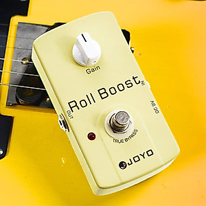 JOYO Boost Pedal Classic Circuitry up to 35dB Clean and Clear Boost for Electric Guitar Effect - True Bypass (Roll Boost JF-38)