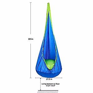 C CRYSTAL LEMON Indoor Therapy Swing for Kids Snuggle Swing