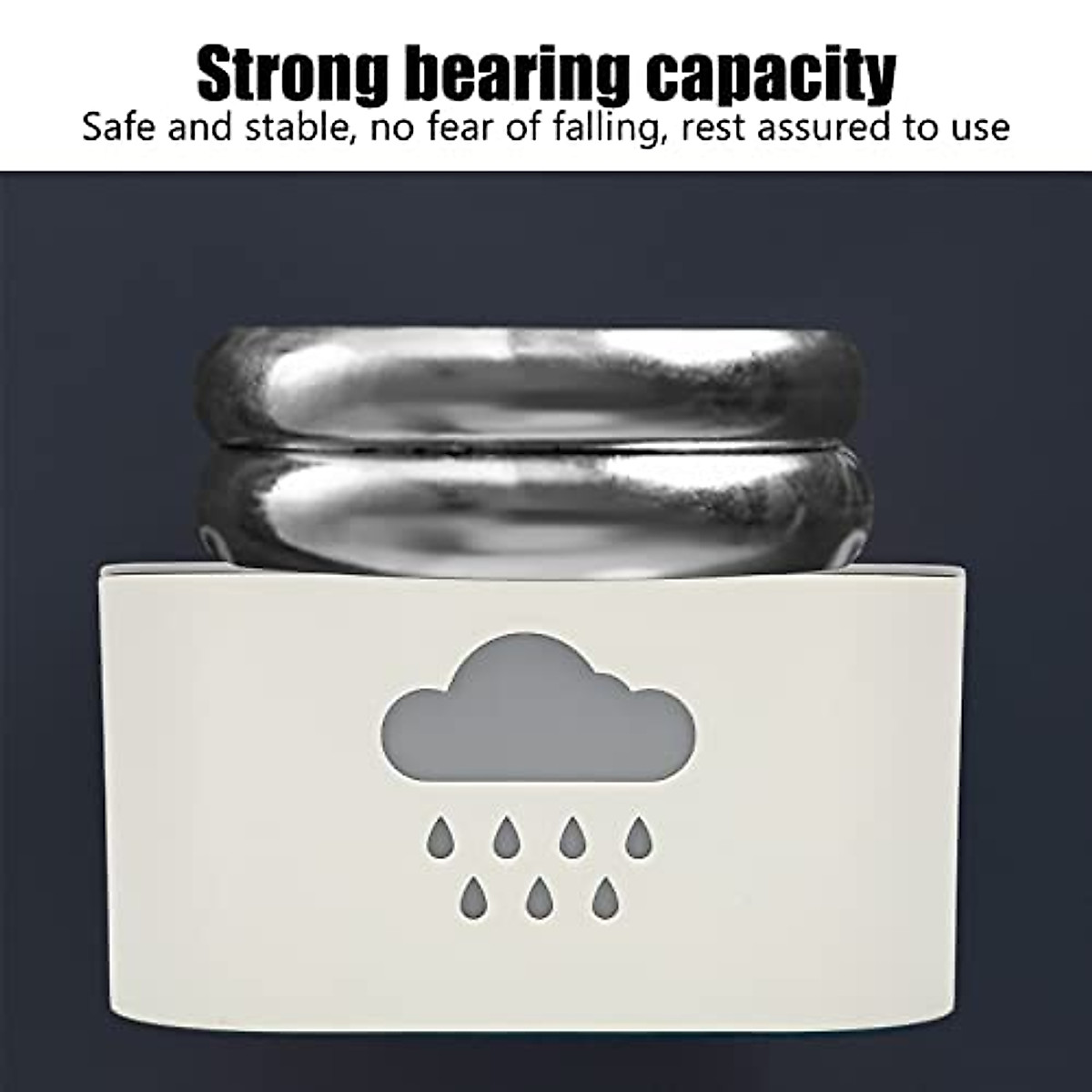 ZJchao Hair Dryer Holder, Wall Mounted Blow Hair Dryer Rack Multifunctional Storage Organizer Punch Free Hair Styling Tools Bathroom Organize Basket Vanity Tray for Bedroom Home Salon