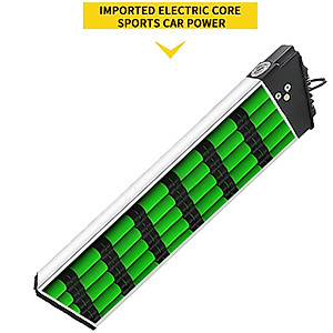 HJGHY Folding Bike Batteries 36V 48V 15AH E-Bike Lithium Battery with BMS Protection Board and Charger Bike Pedelec Battery, for Electric Bicycle 250W/350W/500W/750W/1000W Motors,48v,430MM