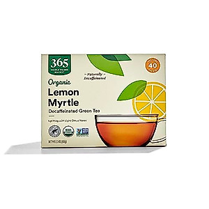 365 by Whole Foods Market, Tea Green With Lemon Myrtle Decaf Organic, 40 Count