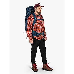 Osprey Kestrel 38L Men's Backpacking Backpack, Bonsai Green, S/M