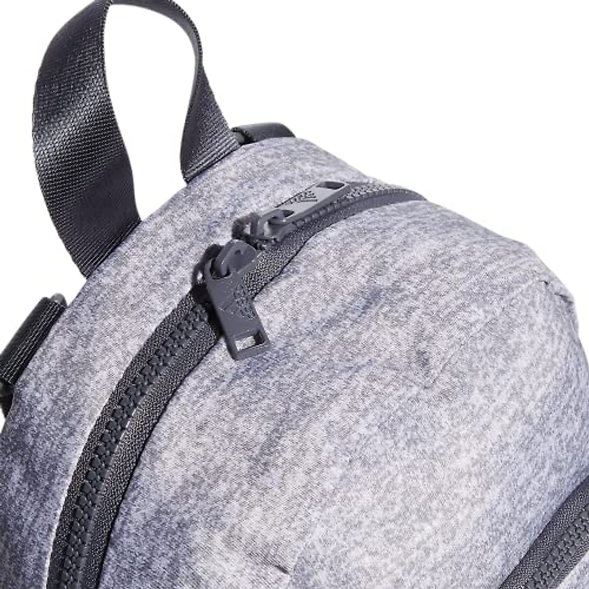 adidas Linear Mini Backpack Small Travel Bag, Jersey Grey/Onix Grey/White, 10.5 inch x8.5 inch x4.25 inch